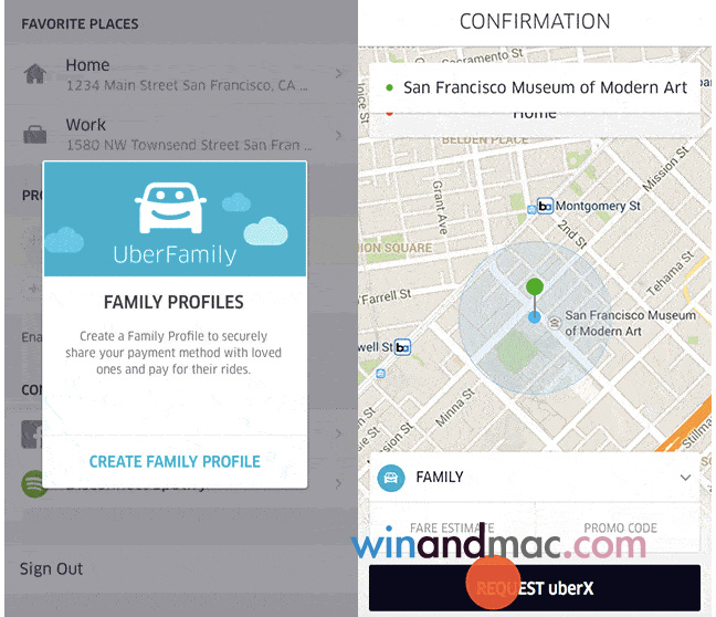 Uber新推Family Profiles 朋友家人共用同一個付費方法！ - winandmac.com 視麥媒體