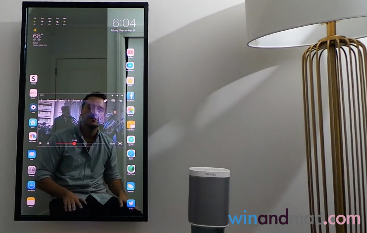 超強設計師自製Apple Mirror 把一塊鏡變成好用的觸控螢幕 - winandmac.com 視麥媒體