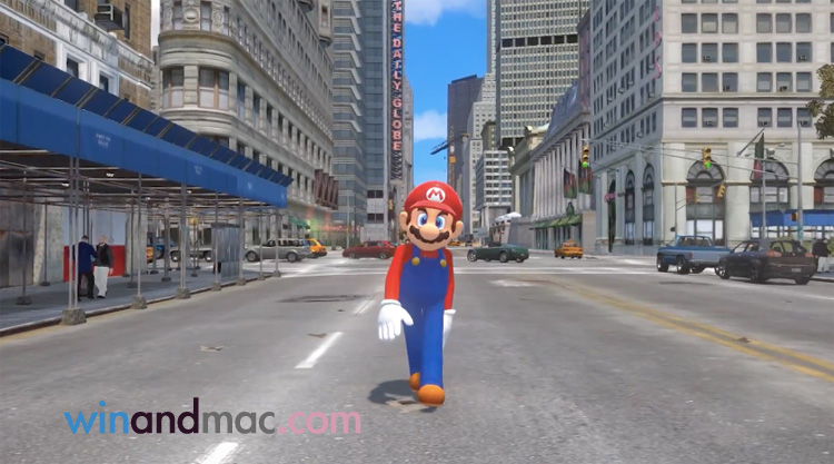 Super Mario Odyssey + GTA IV Mod 就是這麼真實兼搞笑？ - winandmac.com 視麥媒體