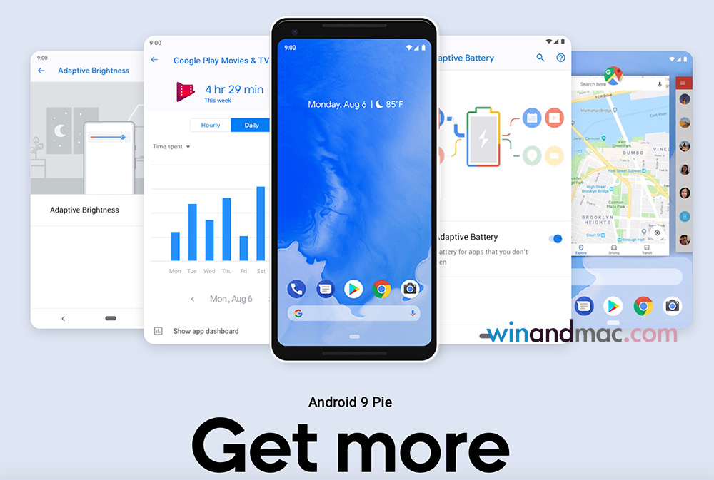 Google Android P定名為9 Pie Pixel手機即將可以升級 - winandmac.com 視麥媒體