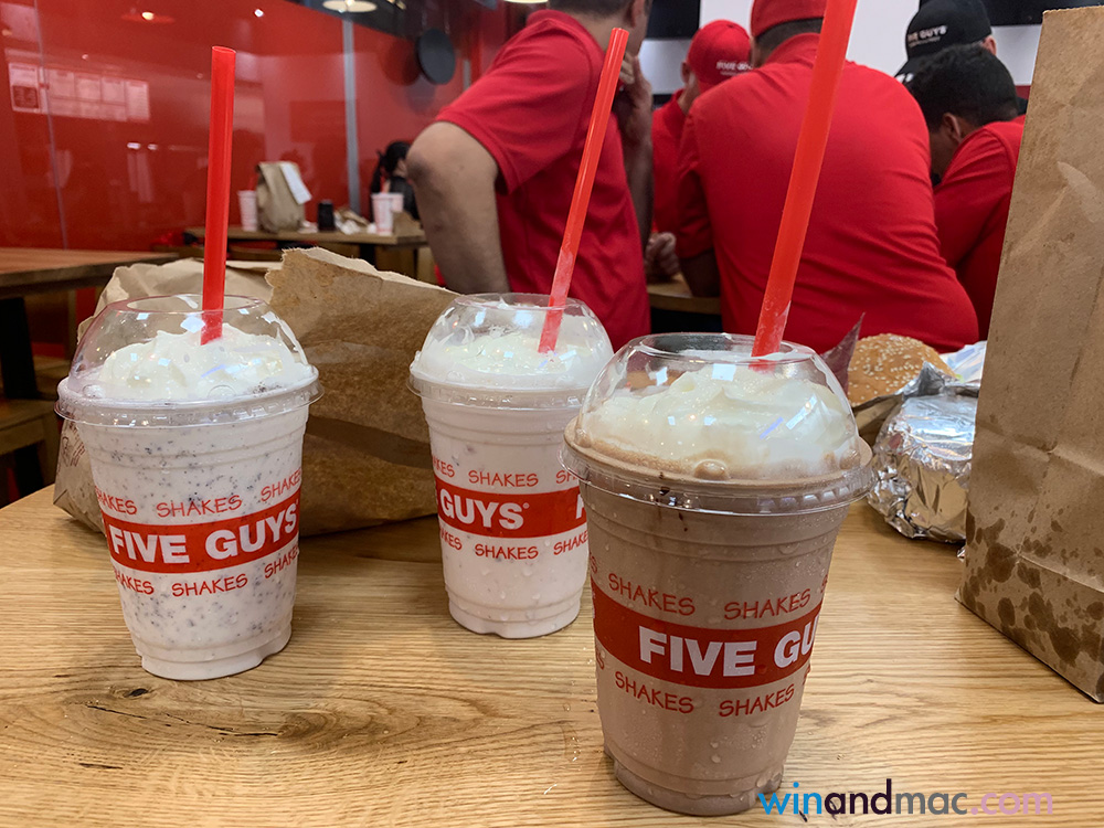 Five Guys首間香港店未開就入去試 真。把薯條和漢堡包推至另一個層次？！ - winandmac.com 視麥媒體