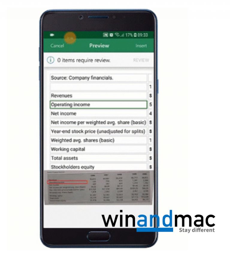 Microsoft Excel Android app影張相就入到資料 以後唔駛慢慢打 - winandmac.com 視麥媒體