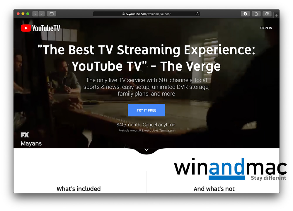 YouTube TV正式在全美國啟動 係時候cut cable？！ - winandmac.com 視麥媒體