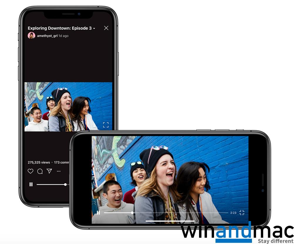 Instagram IGTV終於支援橫向影片 你鐘意直定橫先？ - winandmac.com 視麥媒體