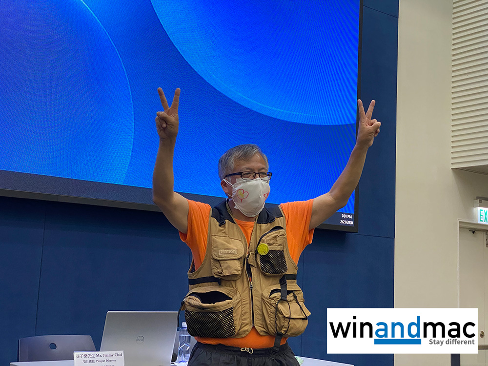 睇片：Dr. K Kwong HK MASK口罩配戴方法 由發明的親身示範俾你睇 - winandmac.com 視麥媒體