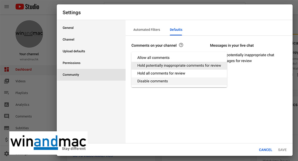實測YouTube留言「共匪」一分鐘內自動刪除 官方回應我們記者提問：非政治打壓 - winandmac.com 視麥媒體