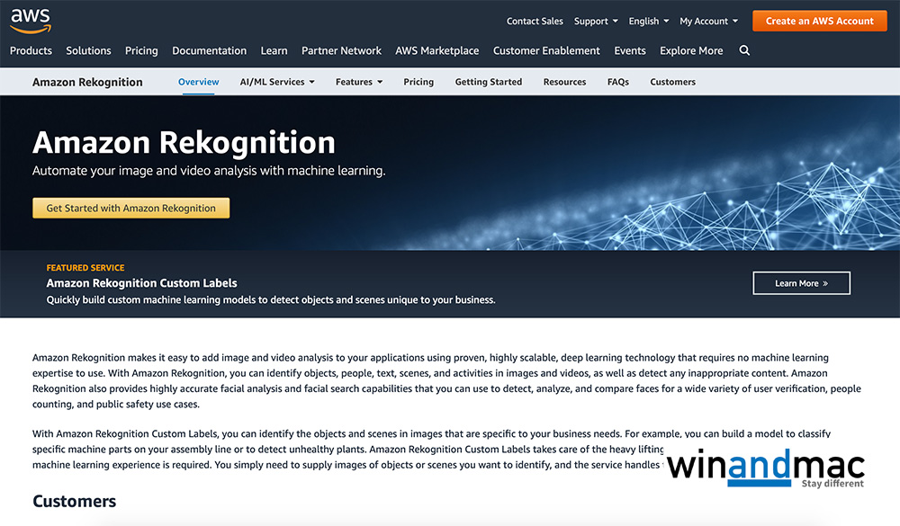 Amazon竟然停止撐警 禁止他們使用人像辨識技術一年 - winandmac.com 視麥媒體