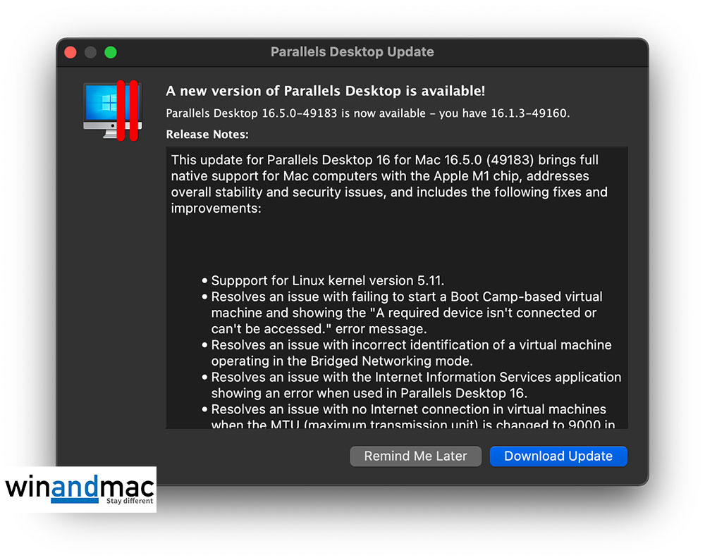 Parallels Desktop 16.5更新全面支援M1 Mac DirectX 11表現比Intel Mac快60% - winandmac.com 視麥媒體