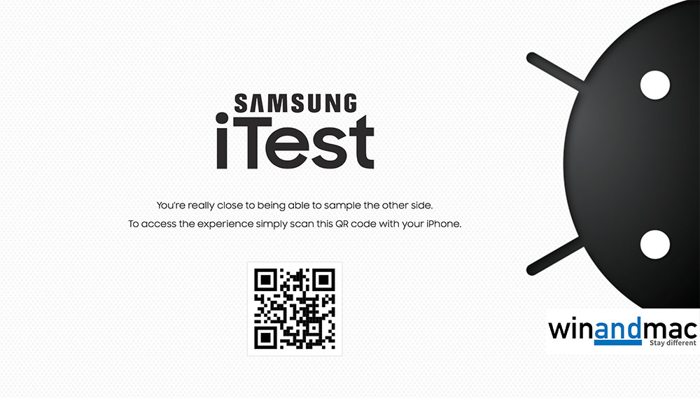 iPhone一秒激變Android？！ Samsung整Web App另類宣傳方法 - winandmac.com 視麥媒體