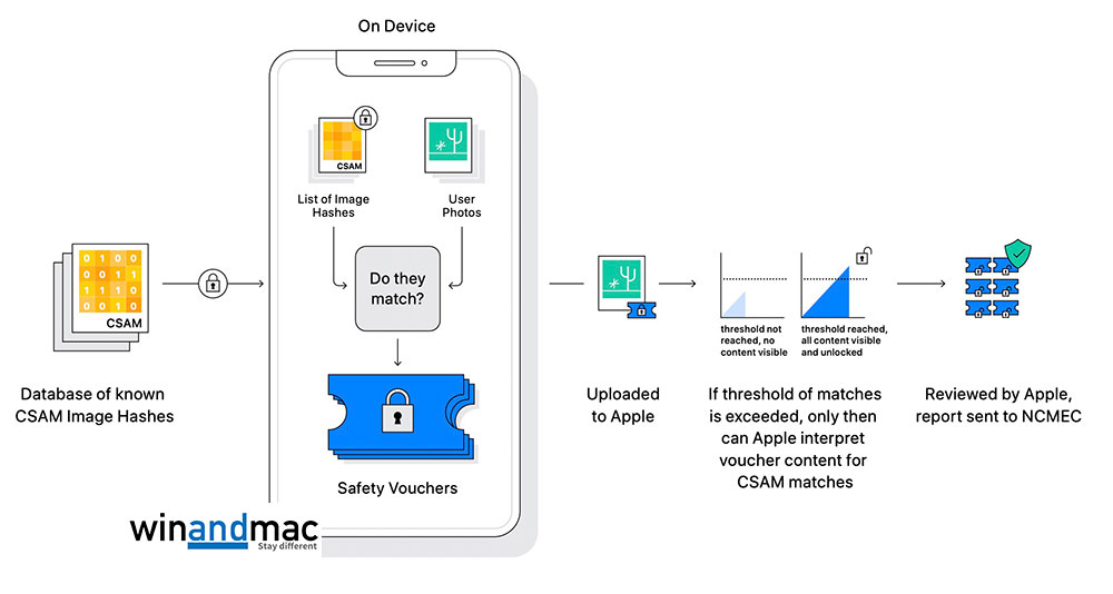 蘋果正式公佈iPhone保障兒童新方式 證實相片會在手機本地化被掃描 - winandmac.com 視麥媒體