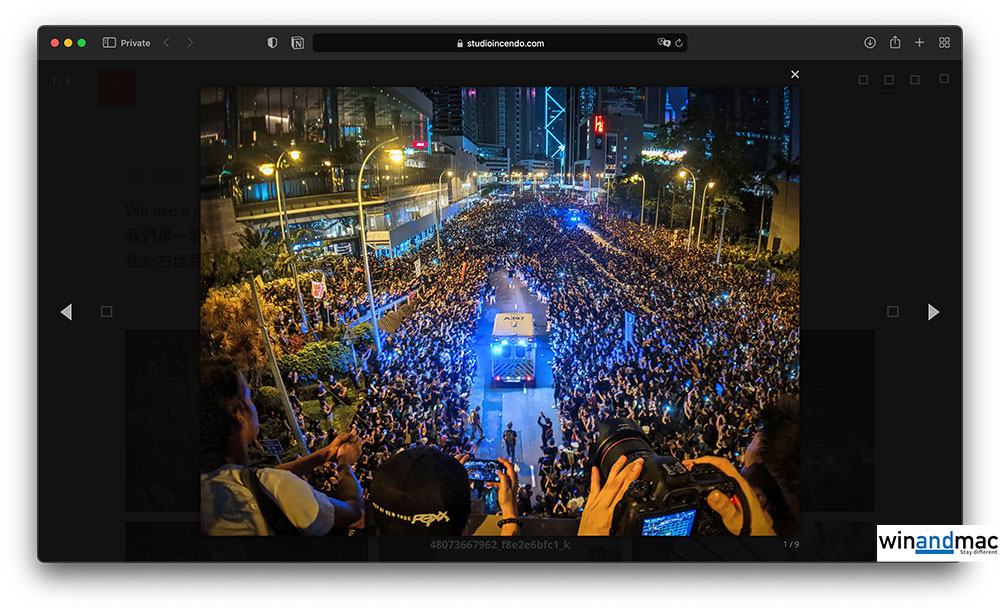 Studio Incendo突在社交網絡上消失 過往曾拍多張震撼的抗爭相片、影片 - winandmac.com 視麥媒體