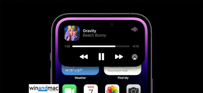 【多圖】蘋果全新iPhone 14 Pro系列 超巧妙方法Dynamic Island活用新M字額 - winandmac.com 視麥媒體