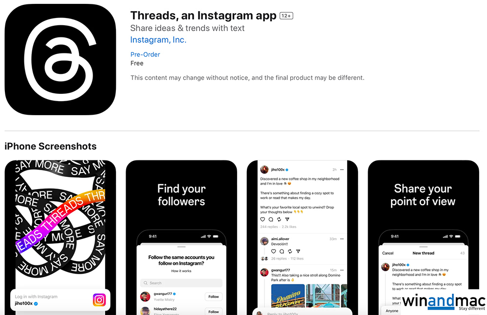 Facebook母公司即將推出Threads 連Twitter市場都要搶 - winandmac.com 視麥媒體
