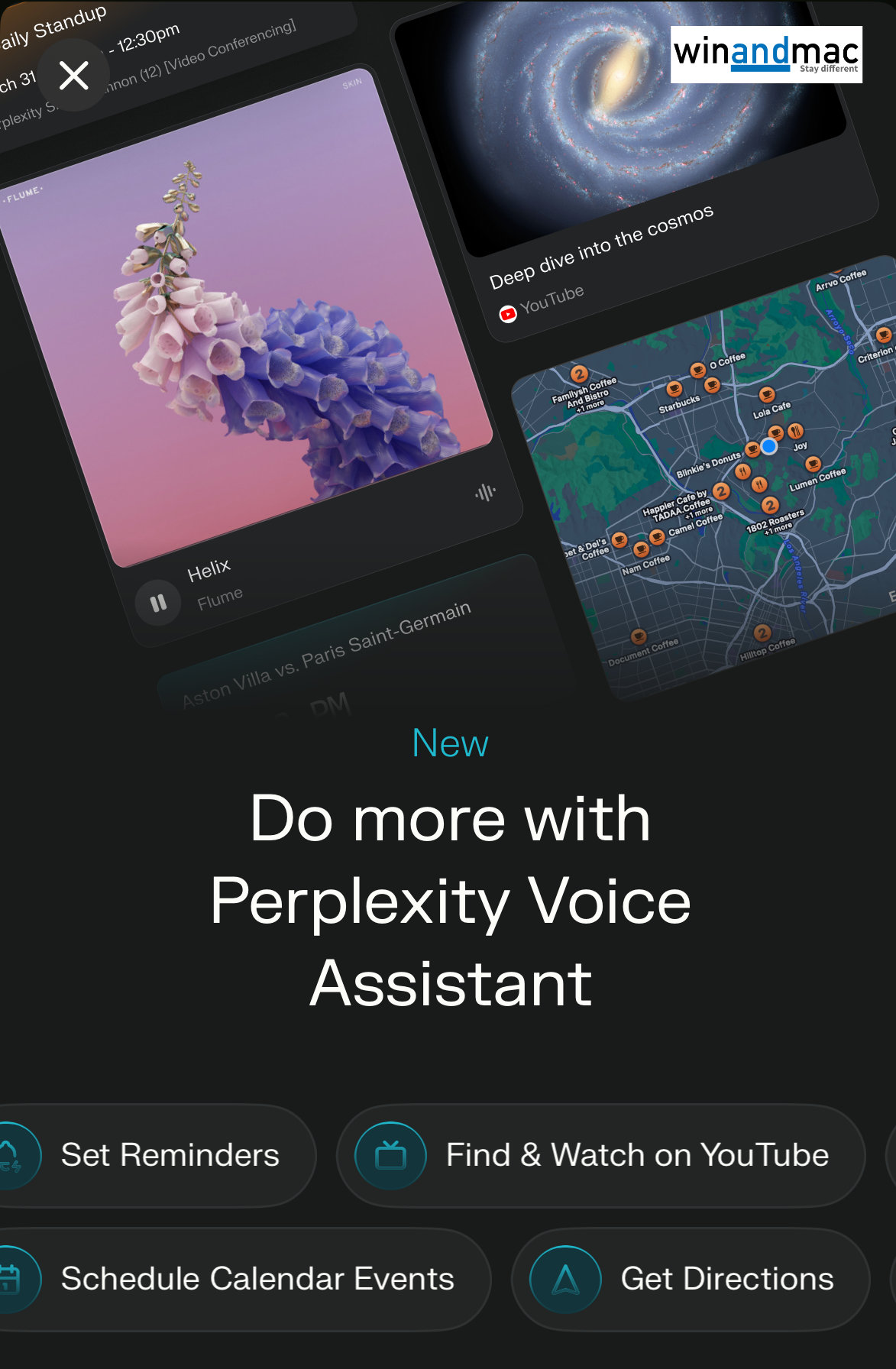 Perplexity為iOS推出新語音智能助手 幕後有蘋果批准？ - winandmac.com 視麥媒體
