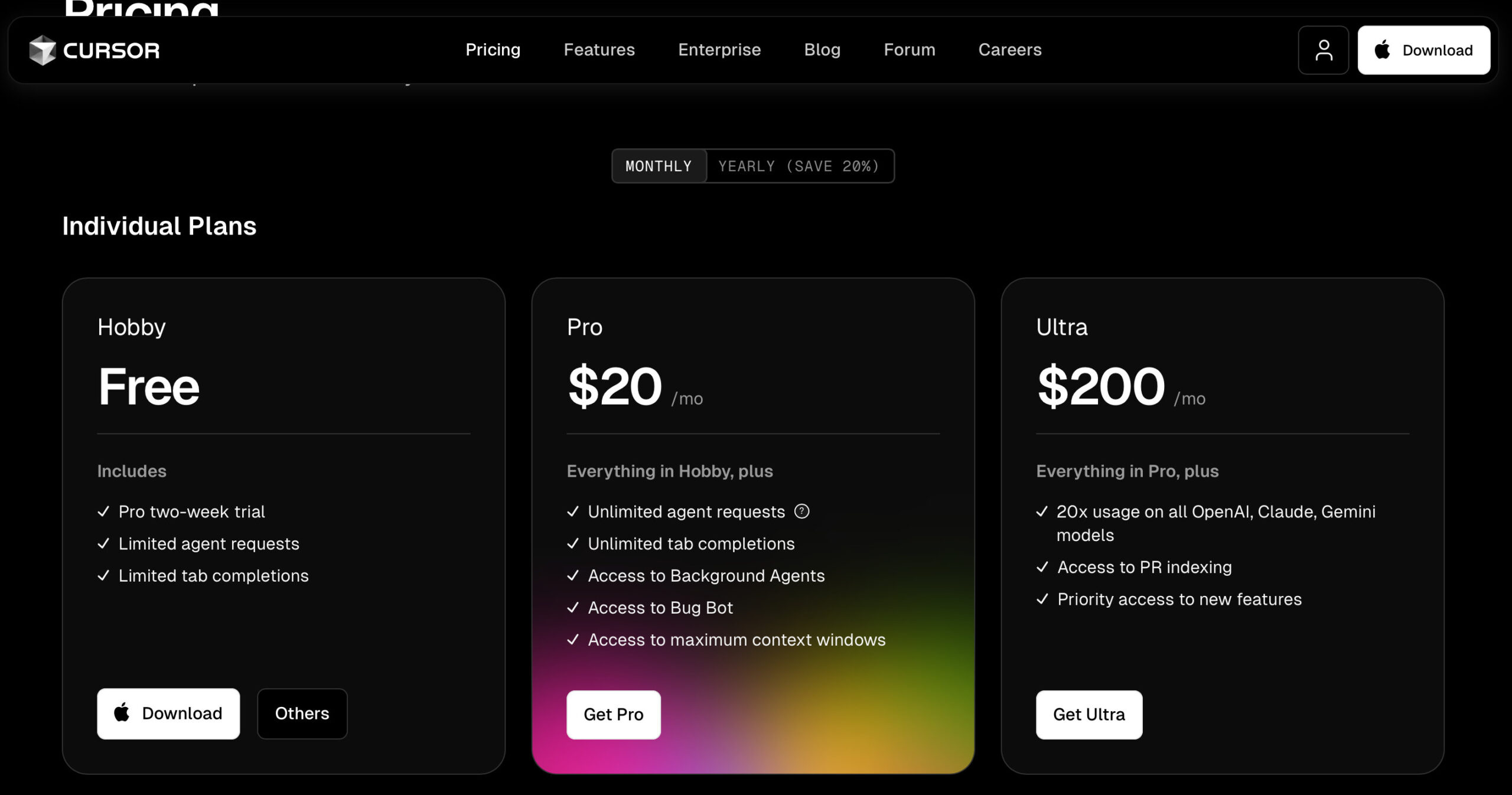 Cursor推出月費US$200的新計劃 現有Pro計劃居然變無限？ - winandmac.com 視麥媒體