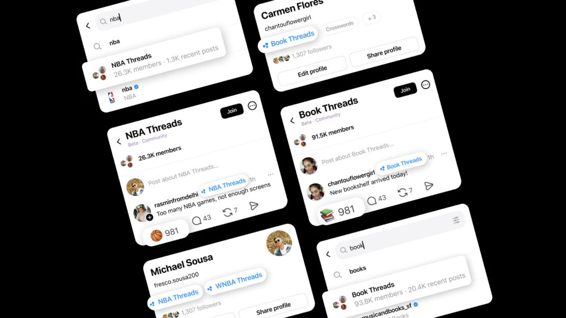 Threads再加入社群功能 會否只是Facebook Group翻版？ - winandmac.com 視麥媒體